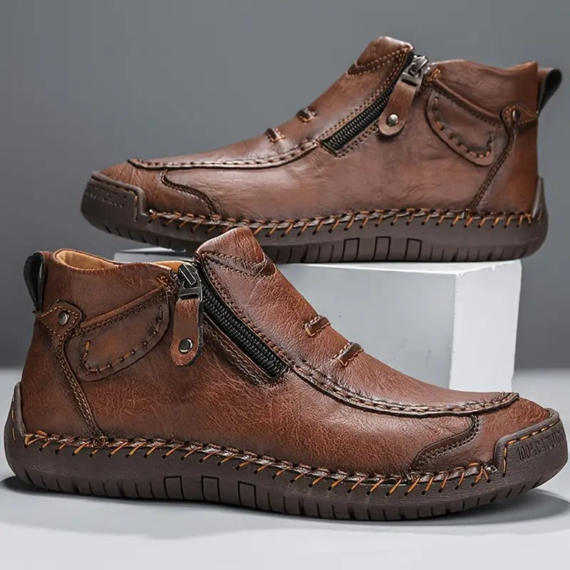 Ridgeon Leather Boots – Austin Valen